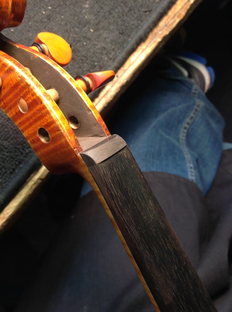 Making a Violin Nut – Triangle Strings
