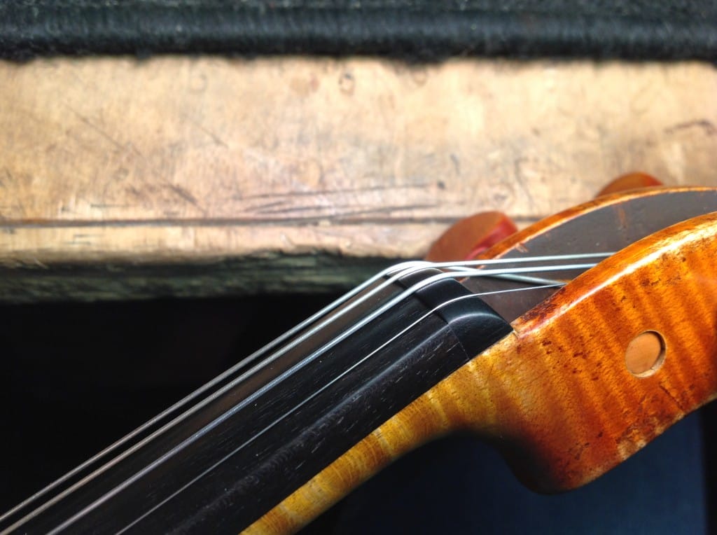 Making a Violin Nut – Triangle Strings